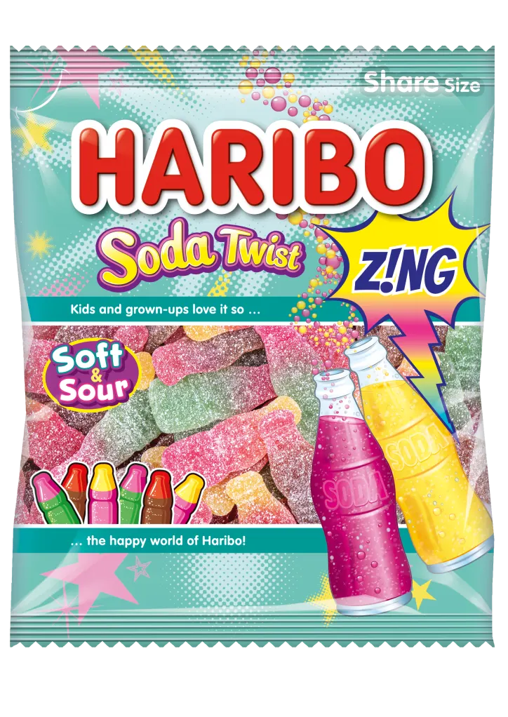 Haribo Soda Twist Z!Ng 176G – Bookazine