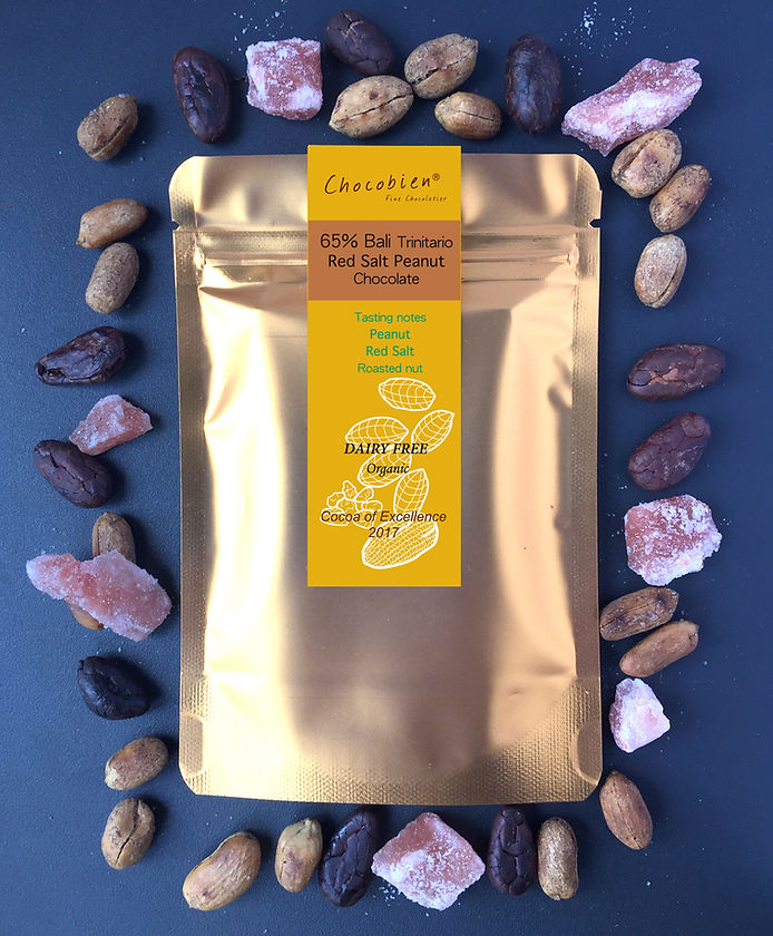 Choco Bien - Red Salt Peanut Chocolate Bar | Bookazine HK