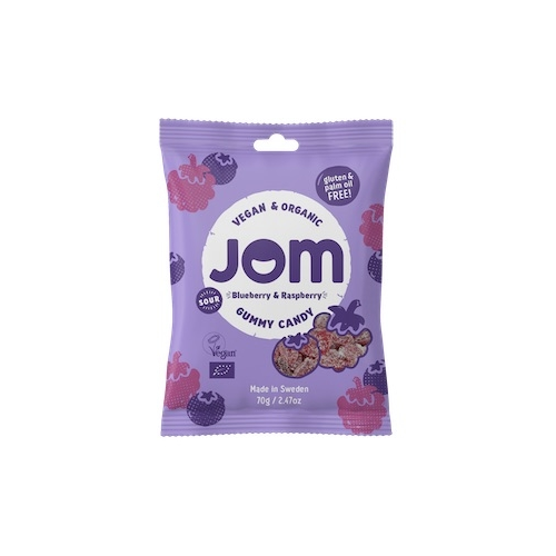 Jom Blueberry & Raspberry Gummies 70G | Bookazine HK