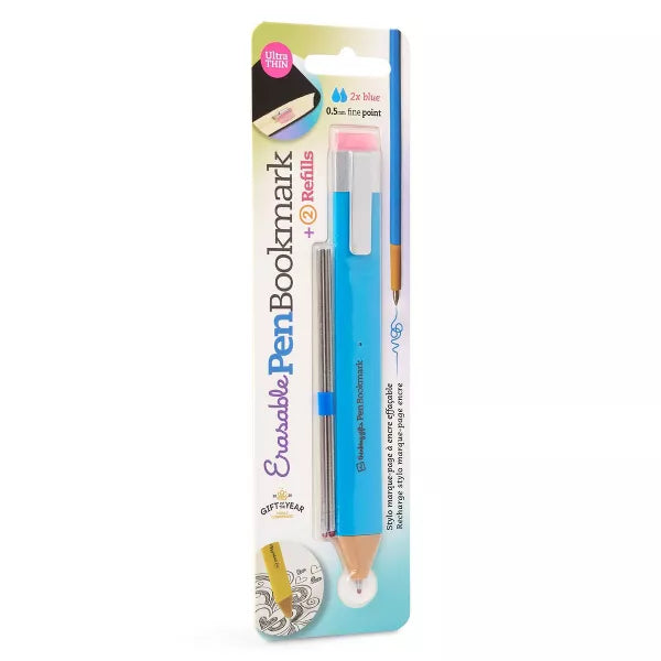 Pen Bookmark Blue With Refills | Bookazine HK