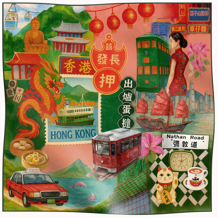 Hong Kong Heritage Scarf | Bookazine HK