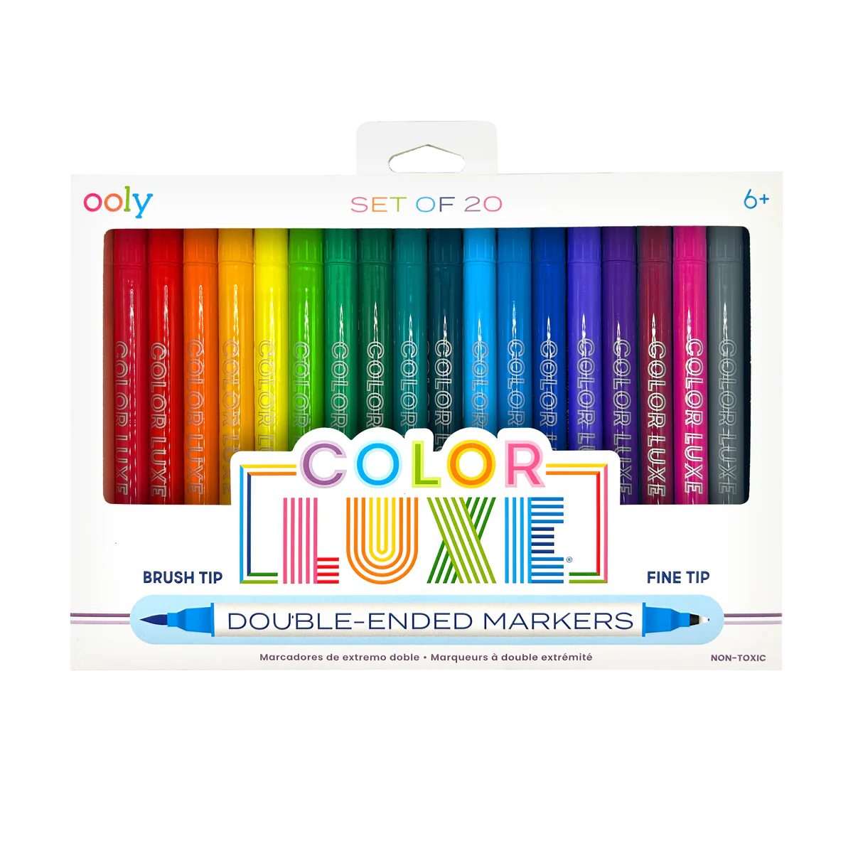Color Luxe Double-Ended Markers - Set of 20 | Bookazine HK