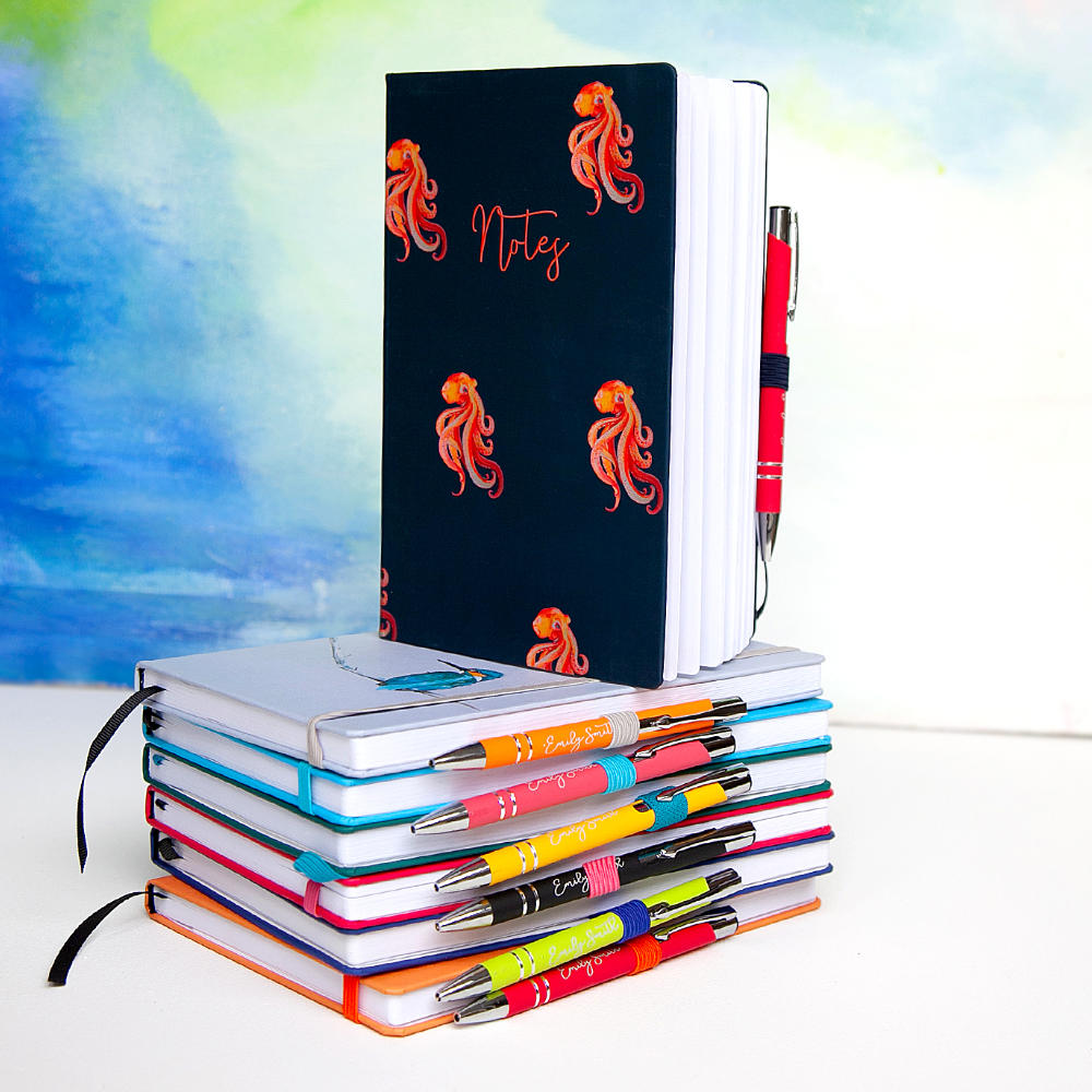 Oscar Octopus Notebook & Pen Set | Bookazine HK