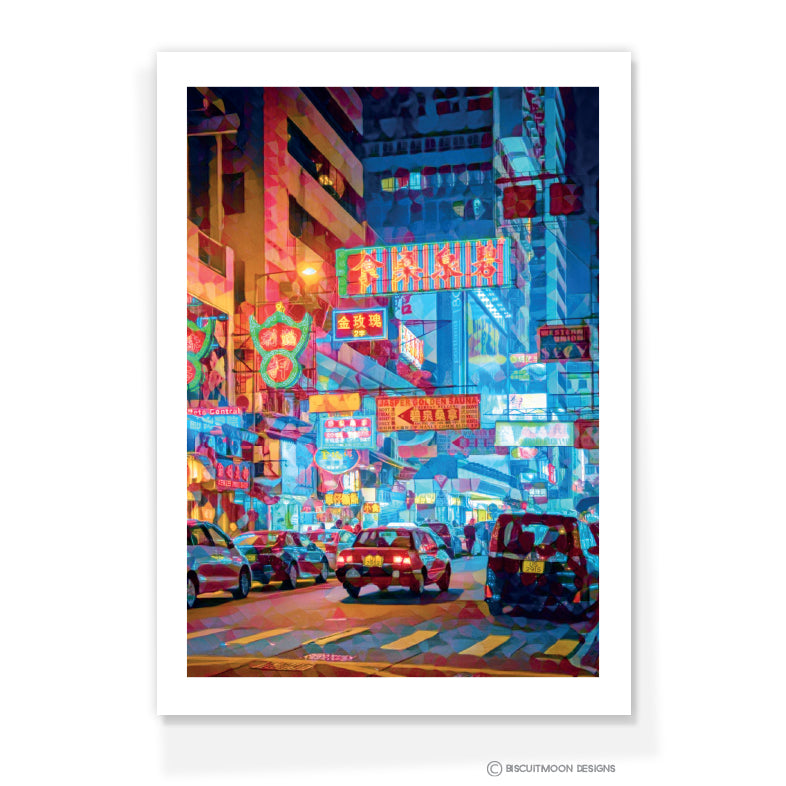 Mosaic Street Scene Postcard | Bookazine HK