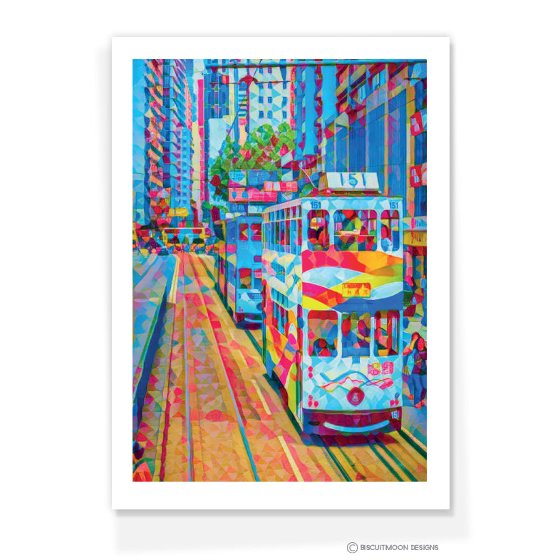 Mosaic Tram Postcard | Bookazine HK