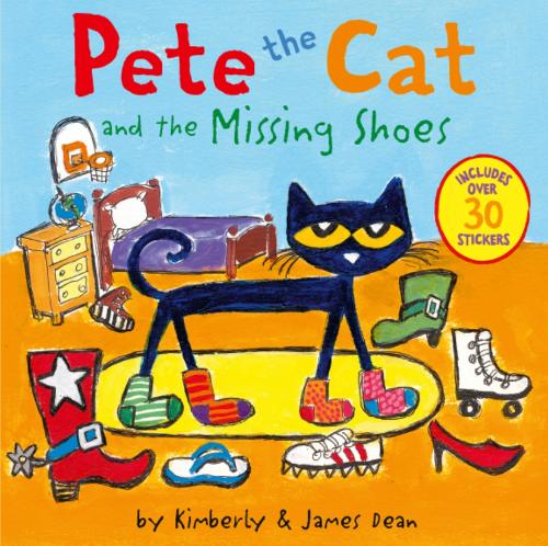 Pete the Cat and the Missing Shoes: Includes Over 30 Stickers – Bookazine