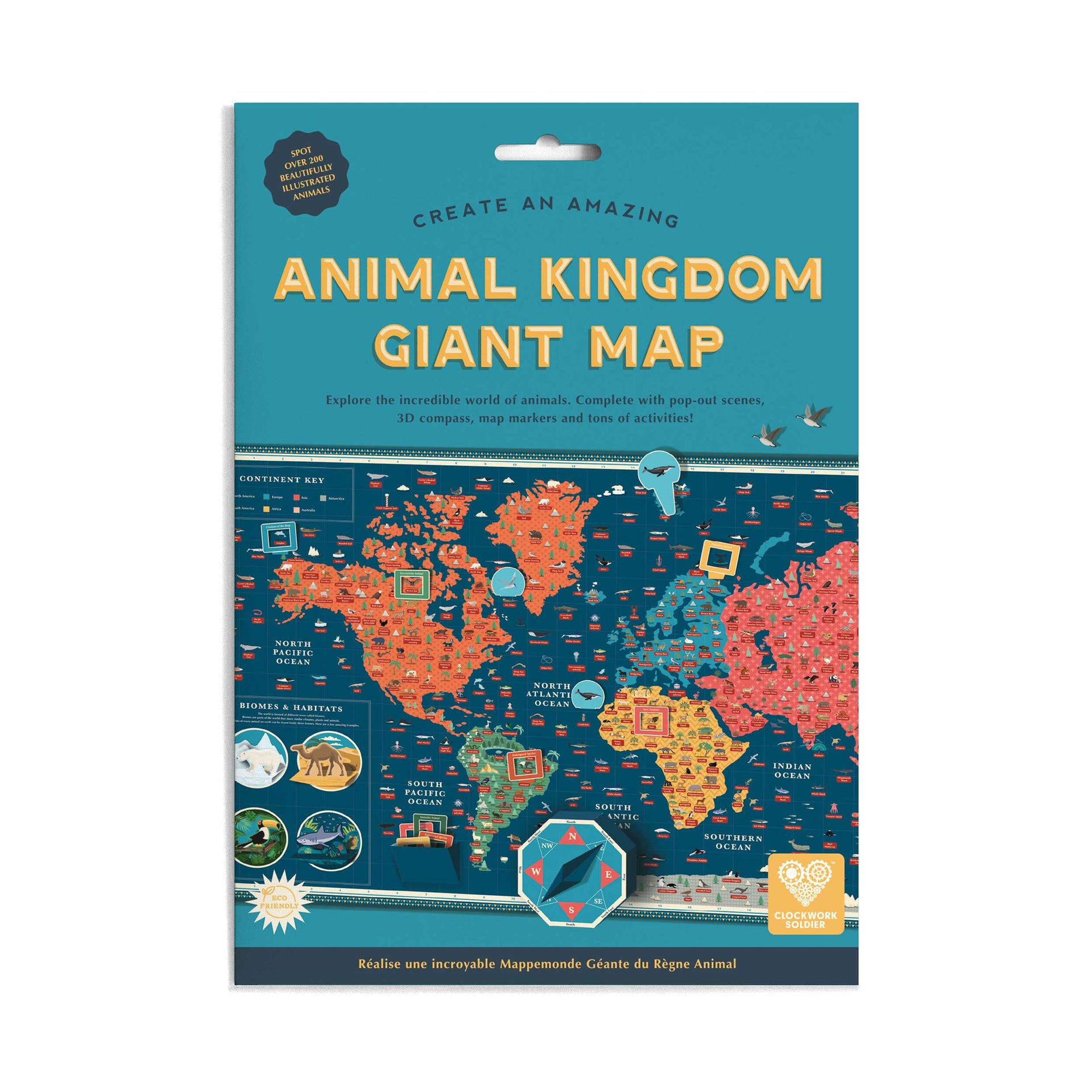 Create An Amazing Animal Kingdom Giant Map | Bookazine HK