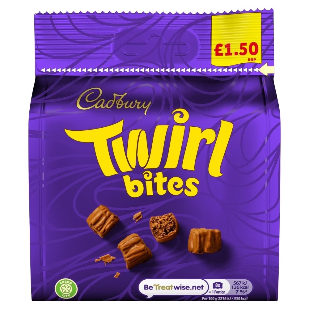 Cadbury Dairy Milk Twirl Bites 95G | Bookazine HK