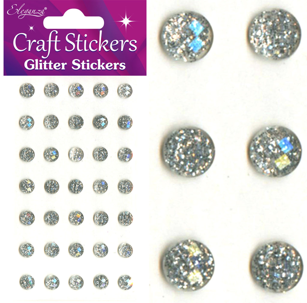 Craft Sticker Glitter Gems Silver | Bookazine HK