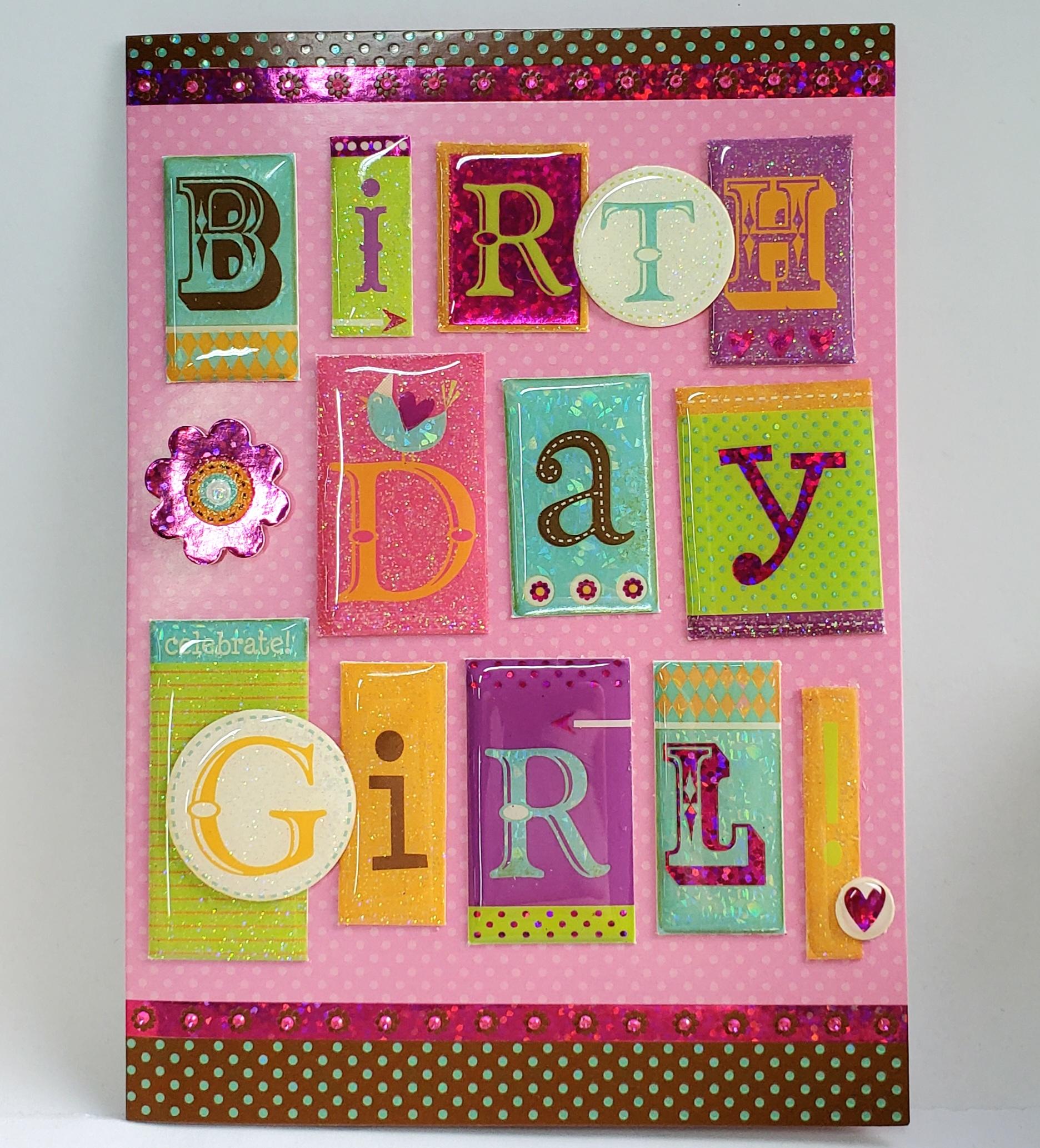 Birthday Girl Birthday Card - Bookazine