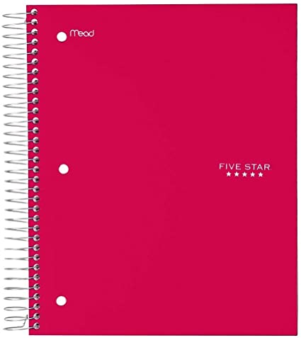 Five Star 5-Subject Spiral Notebook | Bookazine HK