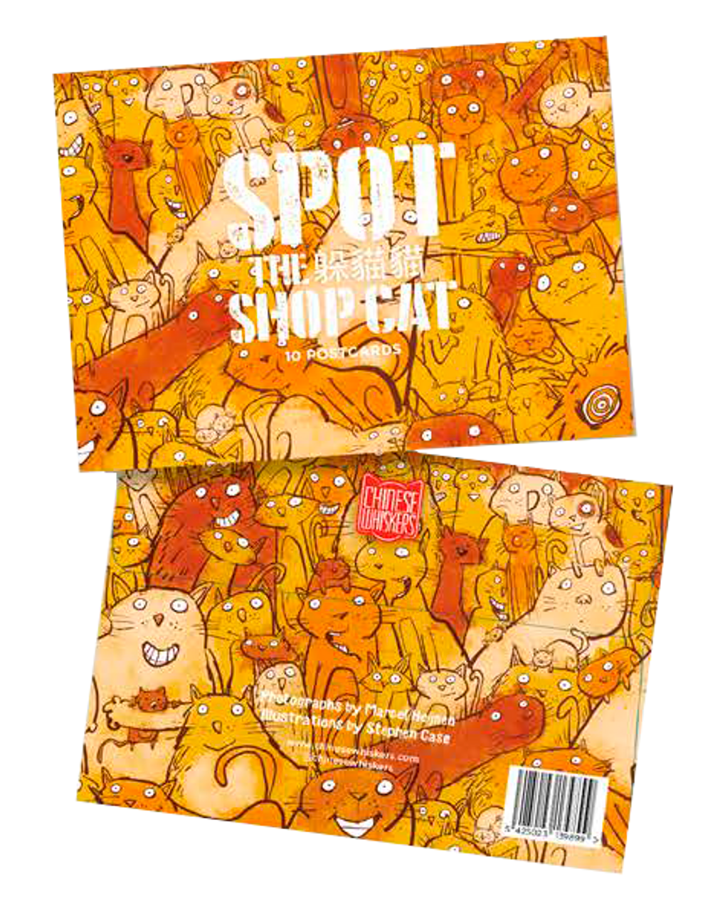 Spot The Shop Cat Postcards (set of 10 cards) | Bookazine HK