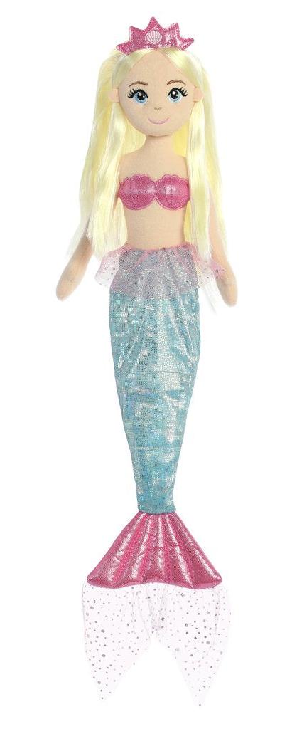 Sea Sparkles - Shimmers Shelly Mermaid 18 Inch - Bookazine