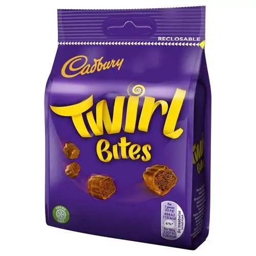 Cadbury Dairy Milk Twirl Bites 95G | Bookazine HK