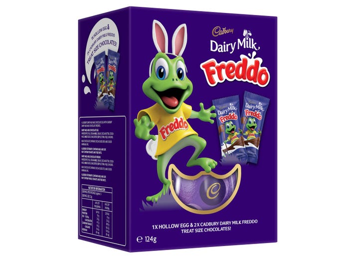 Cadbury Dairy Milk Freddo Egg Gift Box 124G | Bookazine HK