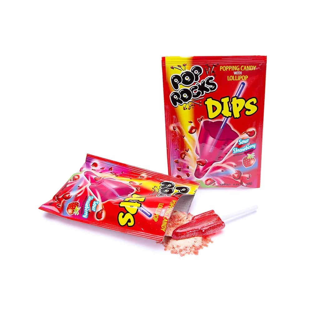 Pop Rocks Dips Sour Strawberry – Bookazine
