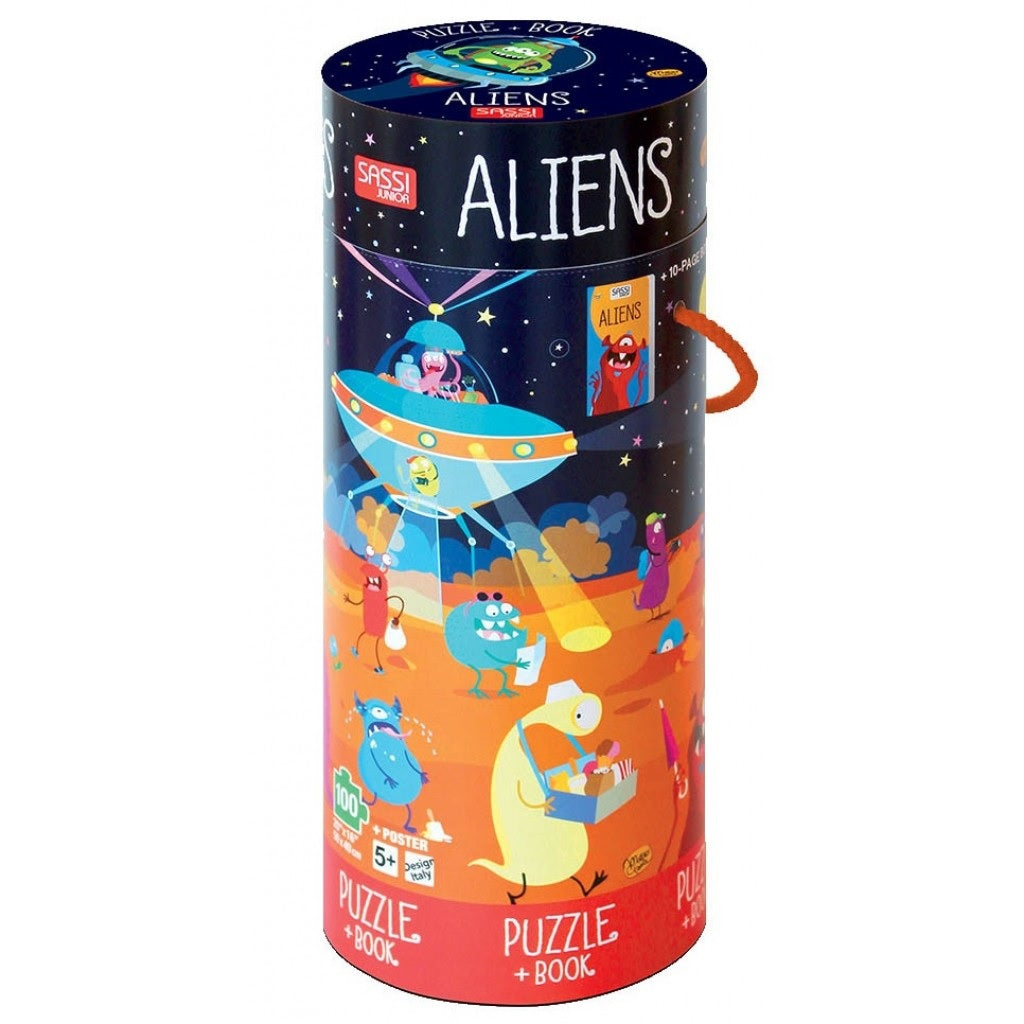 Aliens Puzzle + Book – Bookazine