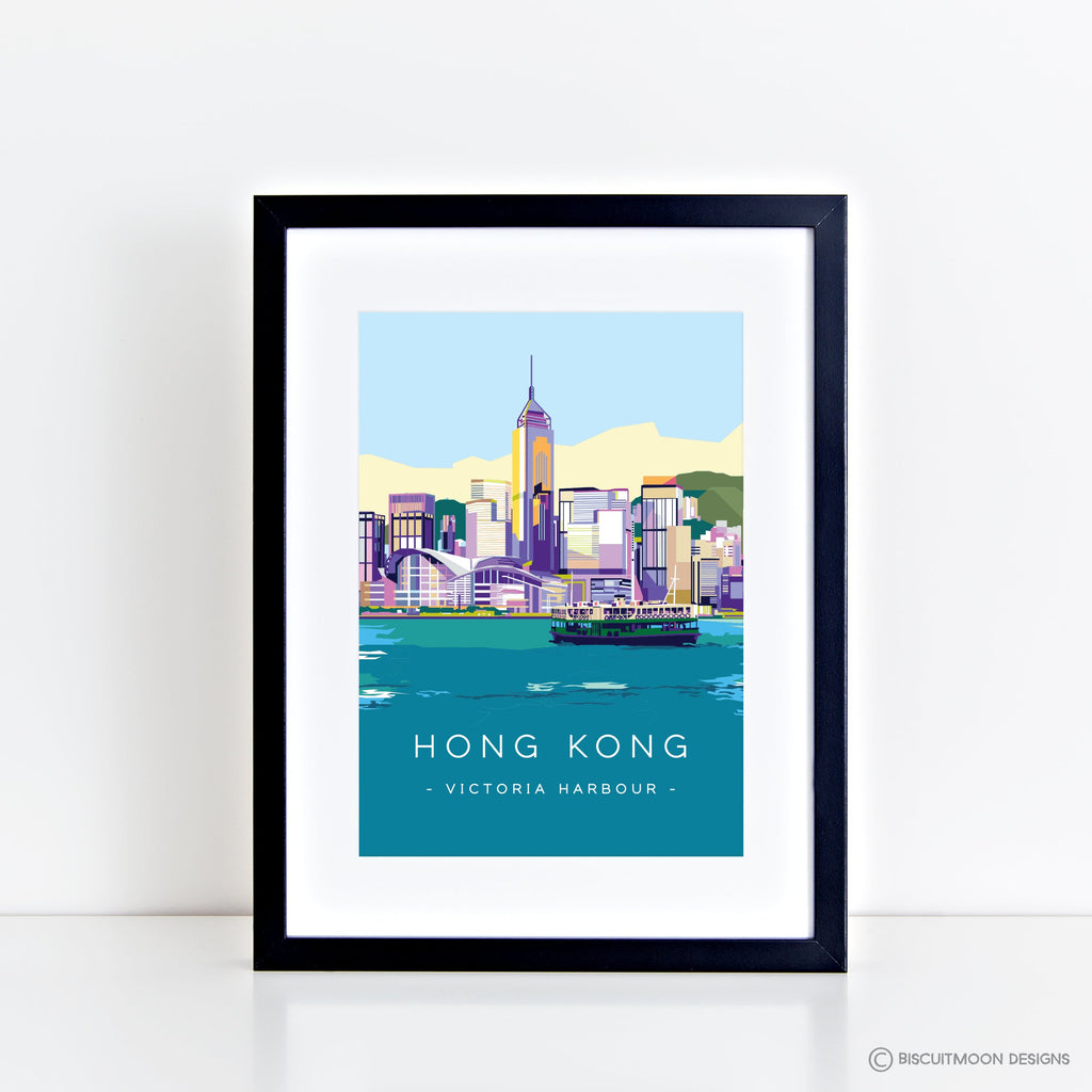 Hong Kong Victoria Harbour Star Ferry Print | Bookazine HK
